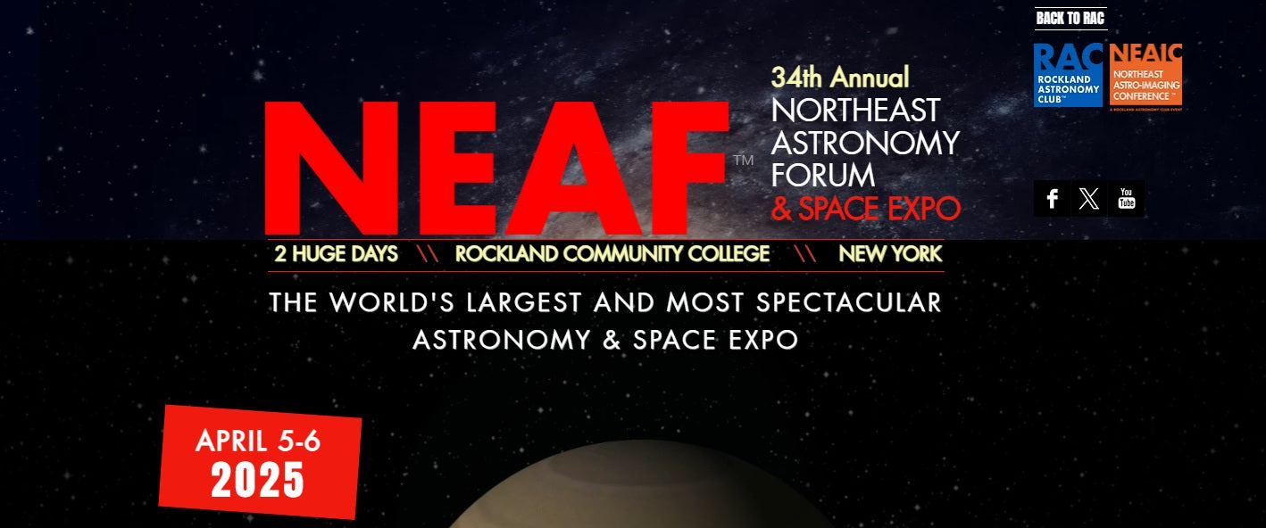 NEAF 2025 - astronomy and space news from Sunday 6th April 2025