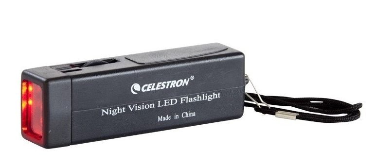 Celestron Night Vision Red LED Torch — The Binocular and Telescope Shop
